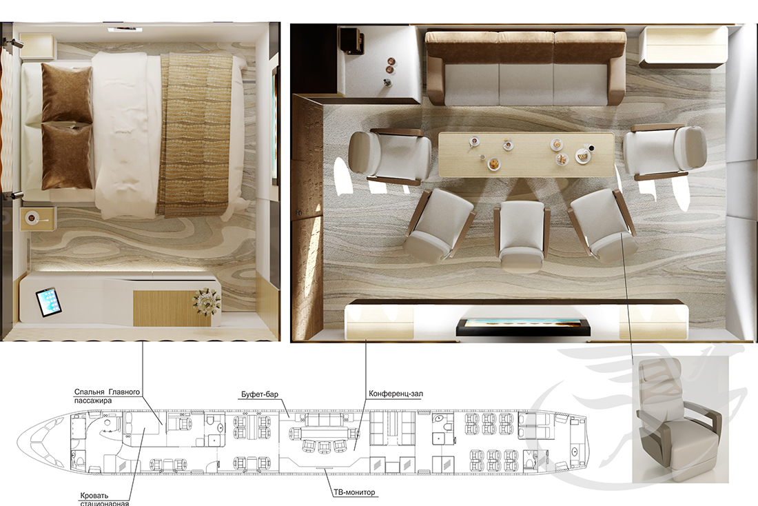VIP-aircraft Interiors - Tulpar Aero Group